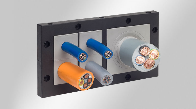 KEL 183 Split Multi Cable Transit Frames for Cables with Diameters of up to 75 mm / IP54 / UL ...